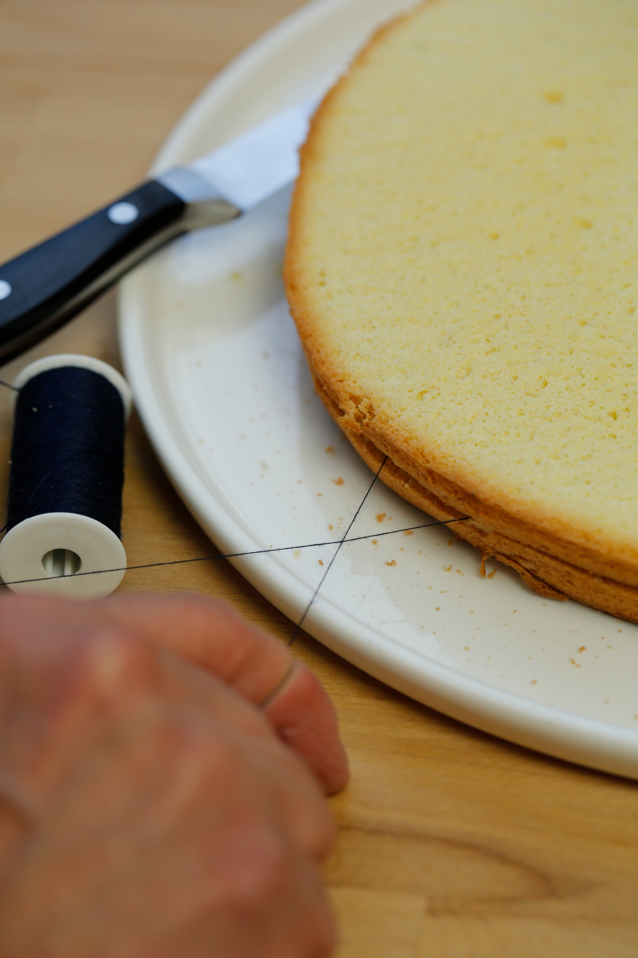 Kuchenböden in Schichten teilen - Landlust